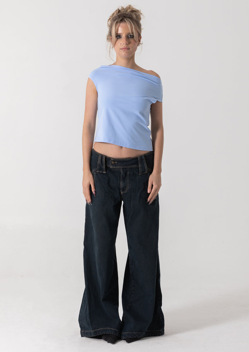 SARA TOP - BLUE – Bye Bambi