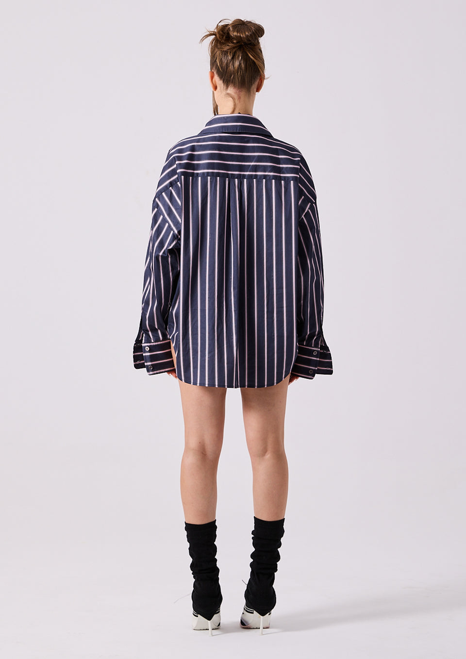 RAINE OVERSIZED SHIRT - INK – Bye Bambi