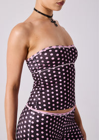 NINA TANK - BLACK POLKA – Bye Bambi